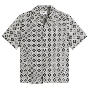 WAX LONDON Didcot Tile Print Vacation Shirt