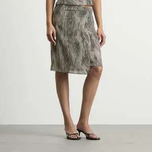ST. AGNI Savannah Silk Wrap Skirt