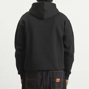 BUTTER GOODS Textured Logo Hoodie - Black