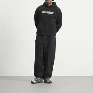 BUTTER GOODS Textured Logo Hoodie - Black