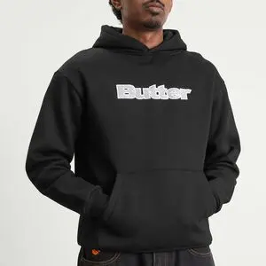 BUTTER GOODS Textured Logo Hoodie - Black