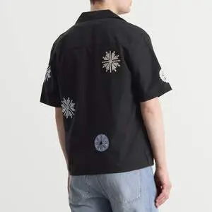 WAX LONDON Didcot Round Applique Vacation Shirt