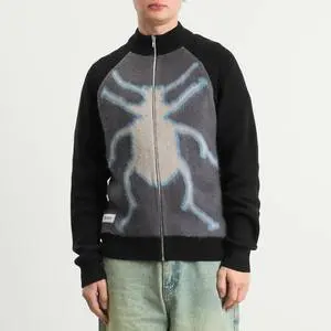 BUTTER GOODS Beetle Zip Knit Sweater