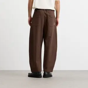 PORTER JAMES Dart-knee Pleated Wide Leg Trousers