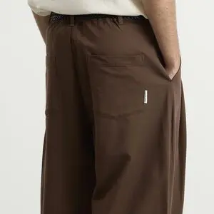 PORTER JAMES Dart-knee Pleated Wide Leg Trousers