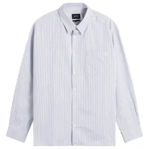 A.p.c. Malo Logo Shirt - Light Grey