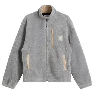 BUTTER GOODS Terrain Highpile Fleece Jacket - Grey