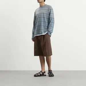 PORTER JAMES Double Pleated Shorts