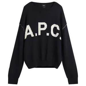 A.p.c. Crew Neck Jumper - Dark Navy