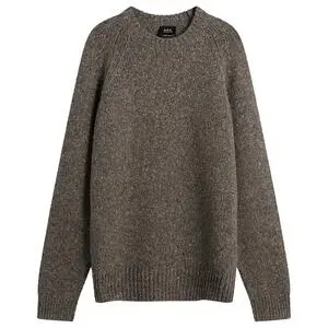 A.p.c. Crew Neck Jumper - Heathered Grey