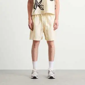 MKI MIYUKI ZOKU Washed Ink Flower Shorts
