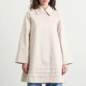 DAMSON MADDER Mercedes Bow Reversible Trench Coat
