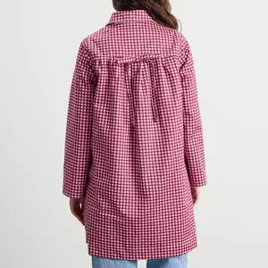DAMSON MADDER Mercedes Bow Reversible Trench Coat