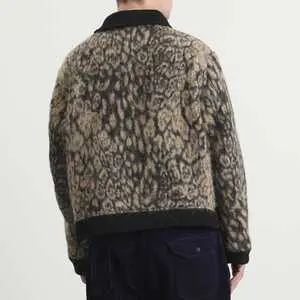 Engineered Garments Leopard Jacquard Ll Jacket