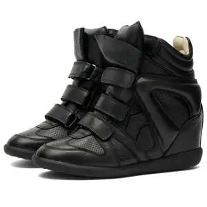 Isabel Marant Étoile Bekett Wedge Sneakers - Black