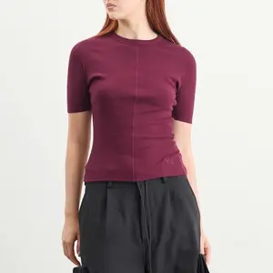 Y3 Fitted T-shirt - Maroon