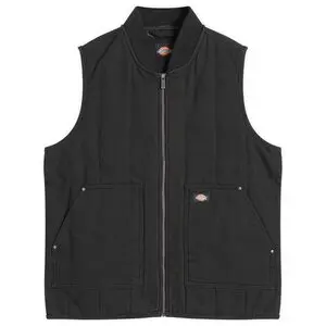 Dickies Quilted Canvas Vest - Black