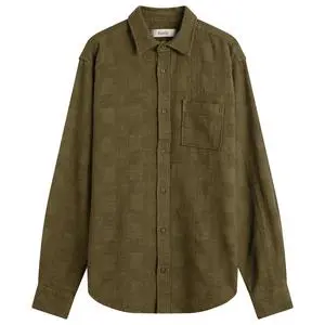 FORET River Jacquard Shirt - Army