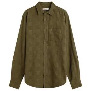 FORET River Jacquard Shirt In | Size: | Cotton/eva | End Clothing - Army