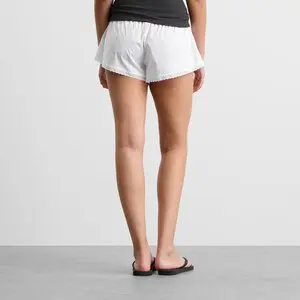 SKIMS Garment Washed Poplin Short