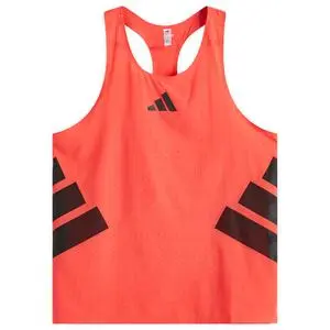 Adidas Adizero Road To Records Tank Top - Red