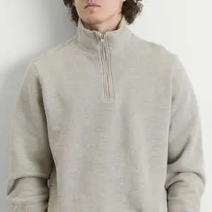 LES TIEN Heavyweight Half Zip Yacht Pullover
