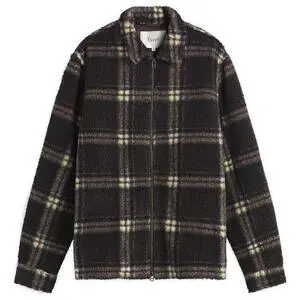 FORET Cabin Fleece Jacket - Brown/check