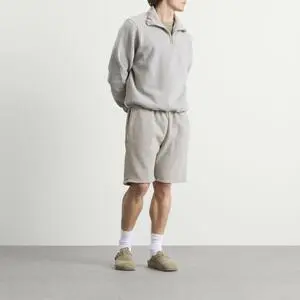 LES TIEN Heavyweight Rider Short - Heather Grey