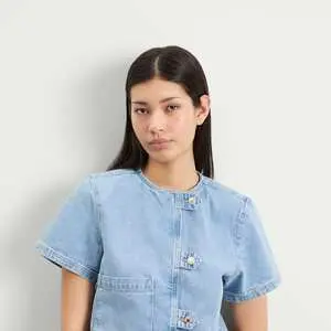 HOSBJERG Bailey Denim Top