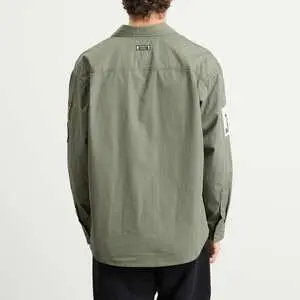 A BATHING APE Logo Military Shirt
