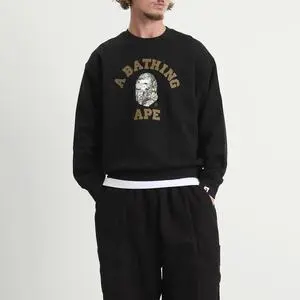 A BATHING APE Tree Edge Camo College Sweatshirt
