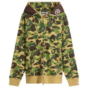 A BATHING APE Abc Camo 2nd Ape Zip Hoodie