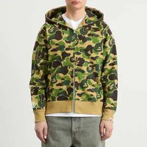 A BATHING APE Abc Camo 2nd Ape Zip Hoodie