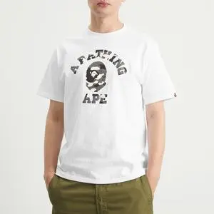 A BATHING APE City Camo College T-shirt - White