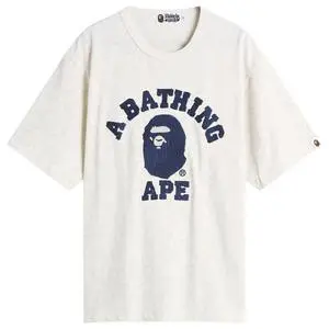 A BATHING APE Washed Cloud Camo T-shirt - Ivory