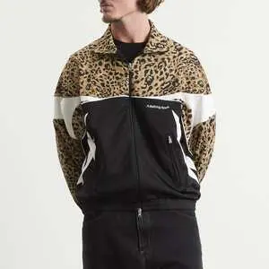 A BATHING APE Wild Leopard Print Track Jacket