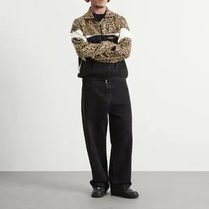 A BATHING APE Wild Leopard Print Track Jacket