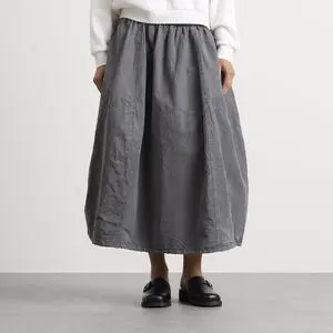 You Must Create Parachute Midi Skirt - Charcoal