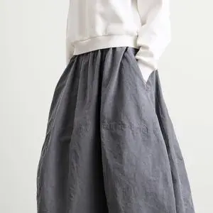 You Must Create Parachute Midi Skirt - Charcoal