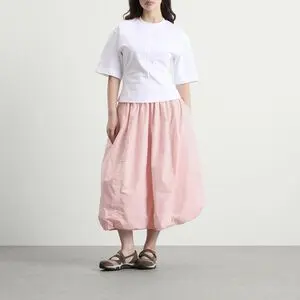 You Must Create Parachute Midi Skirt