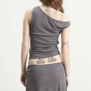 ST. AGNI Fine Jersey Asymm Top