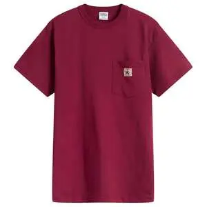 RANDY'S GARMENTS Randy’s Garments  Logo Pocket T-shirt - Maroon