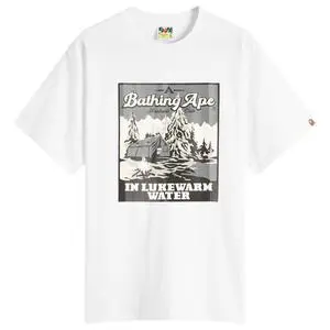 A BATHING APE Base Camp T-shirt - White