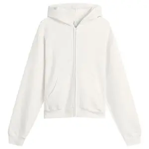 SKIMS Cotton Fleece Classic Zip Up Hoodie - Marble