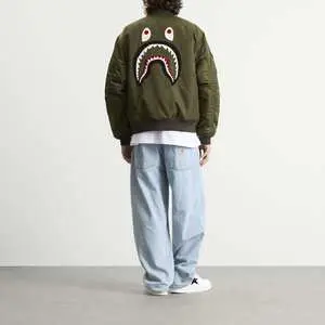 A BATHING APE Shark Ma-1 Jacket