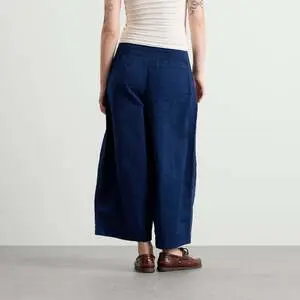 You Must Create Deadbeat Wide Leg Trousers - Blue