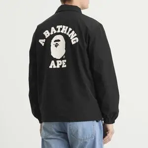 A BATHING APE College Coach Jacket