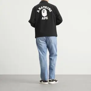 A BATHING APE College Coach Jacket