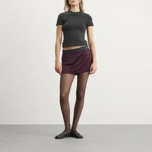 SKIMS Stretch Satin Mini Skirt