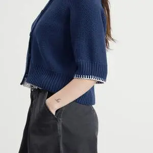You Must Create Kwai Cardigan - Navy